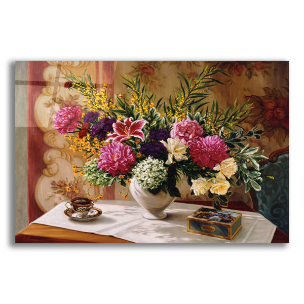 Red Barrel Studio® Epic Art 'Lu' By Robin Anderson, Acrylic Glass Wal Lu by - on | Wayfair